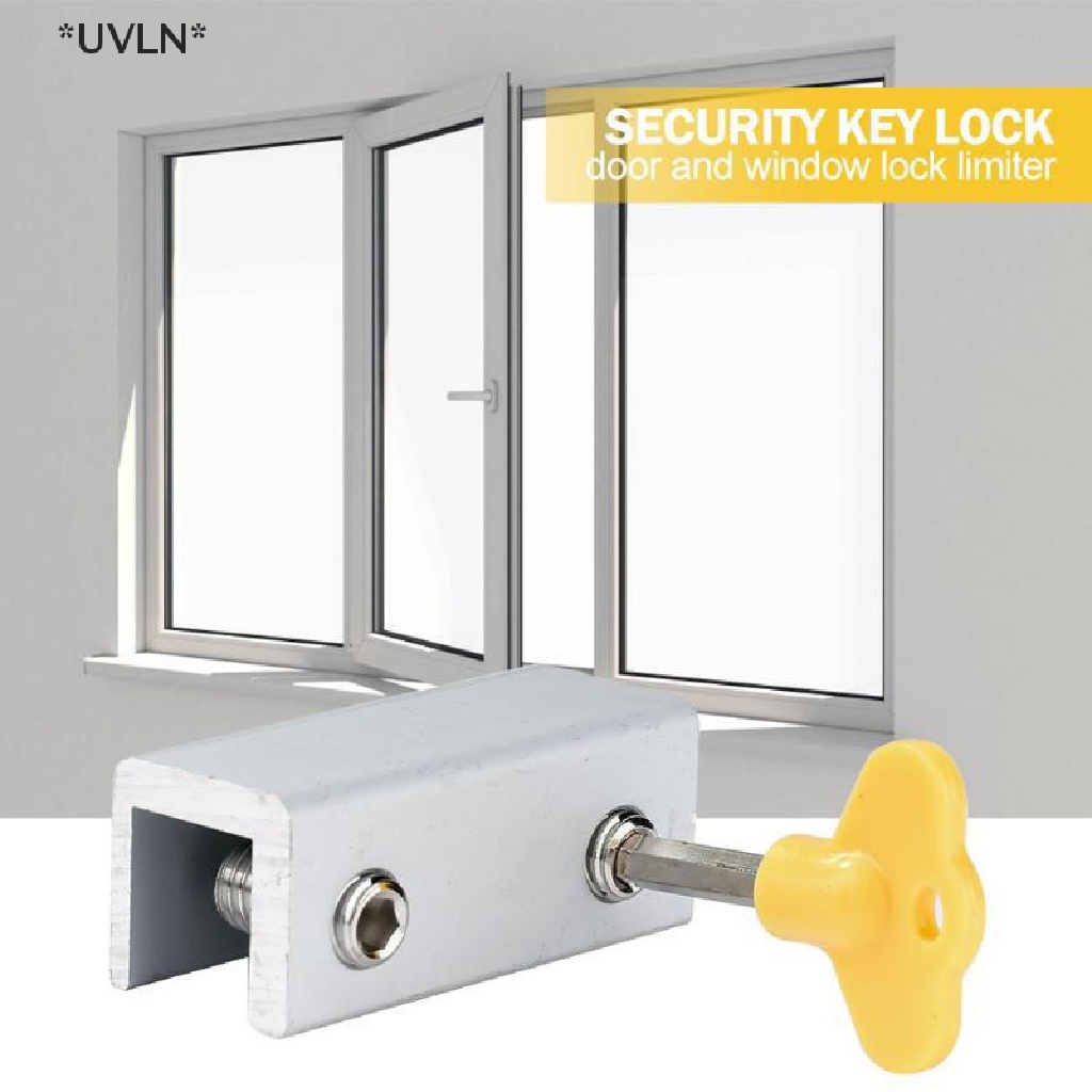 UVLN> Window Security Key Lock Sliding Doors Windows Restrictor Screen ...