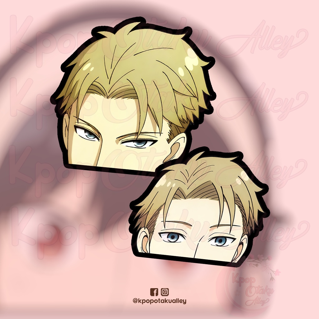 Loid Forger - Spy x Family Peeker Sticker | Kpop Otaku Alley Stickers ...