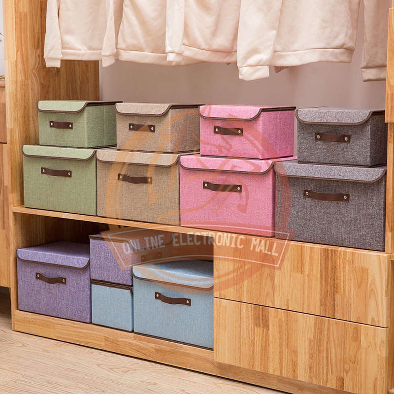 BZ 2 in 1 Nordic style linen-like non-woven fabric art foldable ...