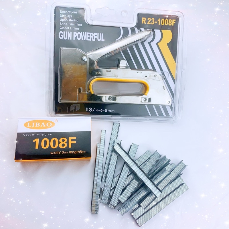 COD Heavy Duty Stainless Steel Gun Tacker Wire Staple Gun | Shopee ...