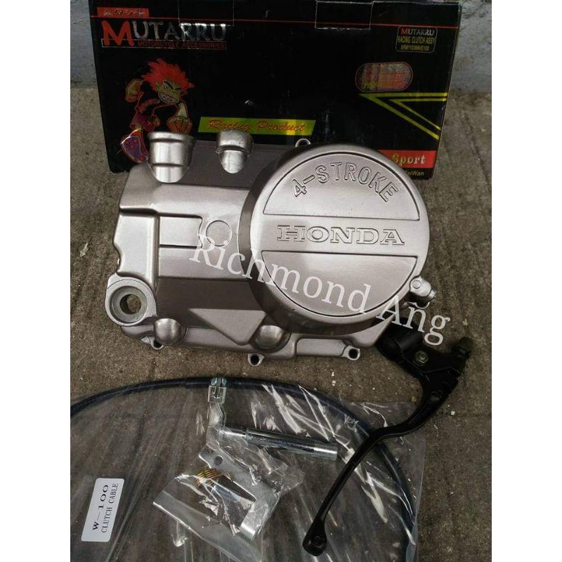 Mutarru manual hand clutch kit crankcase conversion Wave 100 Xrm 110 ...