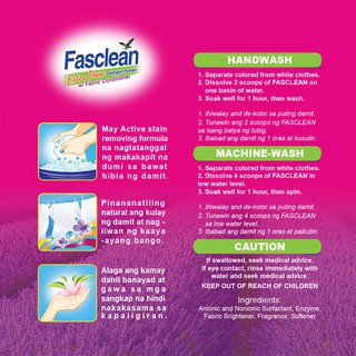 Fasclean Detergent with Fabcon 450g | Shopee Philippines