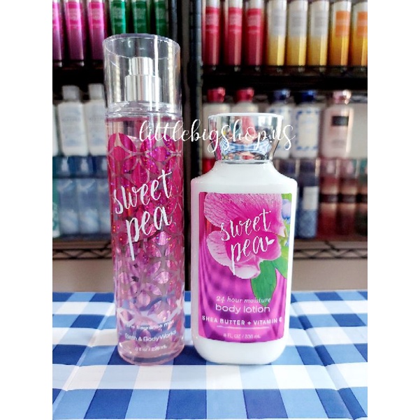 Sweet Pea Bath And Body Works Fragrance Mist And Lotion 236 Ml Usa