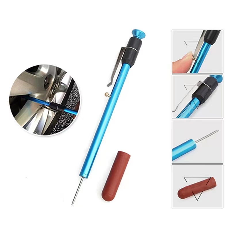2 in 1 Car Brake Pad Detection Pen Thickness Measurement Tool Tire ...