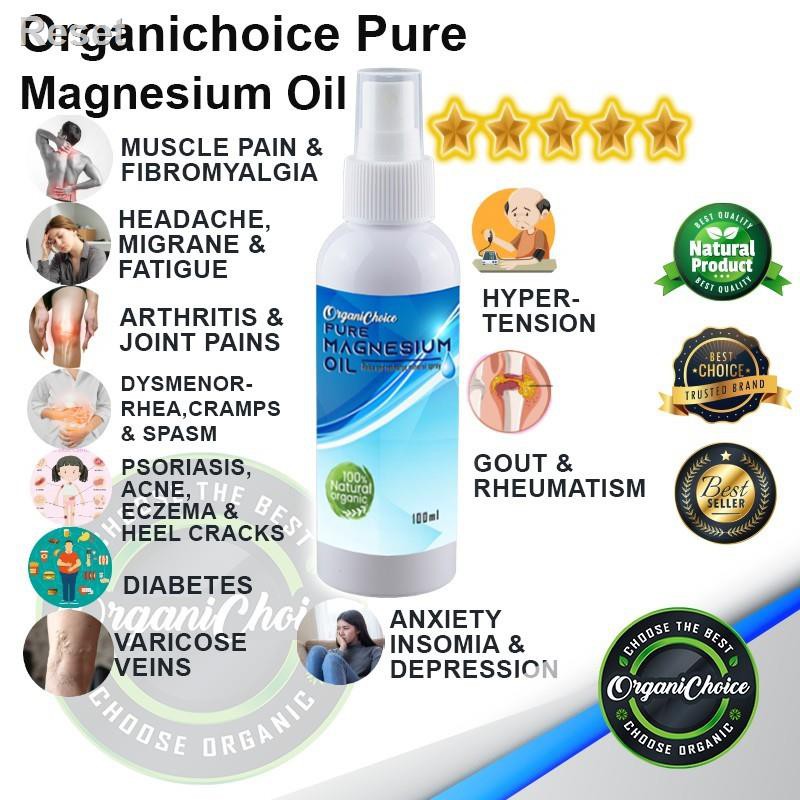 OrganiChoice 100ml Best Magnesium oil, Premium quality, therapy relax ...
