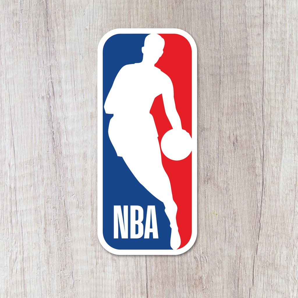 NBA Logo, vinyl laminated sticker | Shopee Philippines