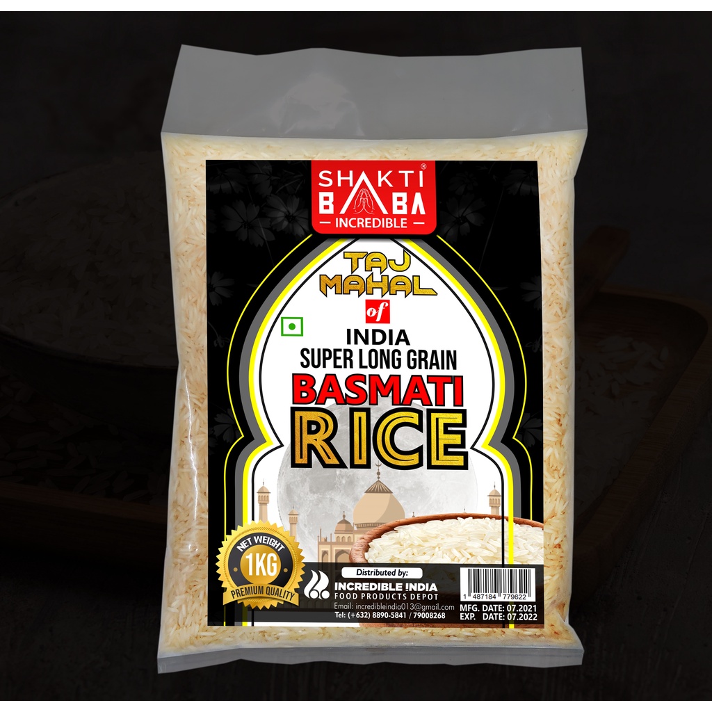 Taj Mahal of India Super Long Grain Basmati Rice 1 kg | Shopee Philippines
