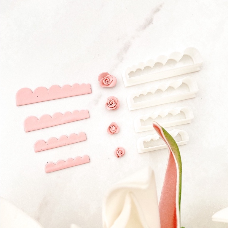 Rose Rolling Polymer Clay Cutter Set of 4 | Shopee Philippines