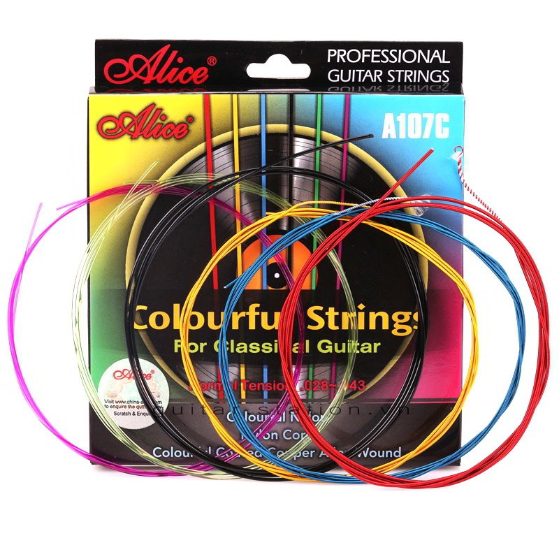 Classic Alice A107C guitar string (6 colors) | Shopee Philippines