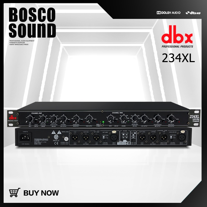 DBX 234XL CROSSOVER 3 way Cross Over 234 XL Ce-ance stereo 2-way/3-way or mono 4-way AI-paisarn ...