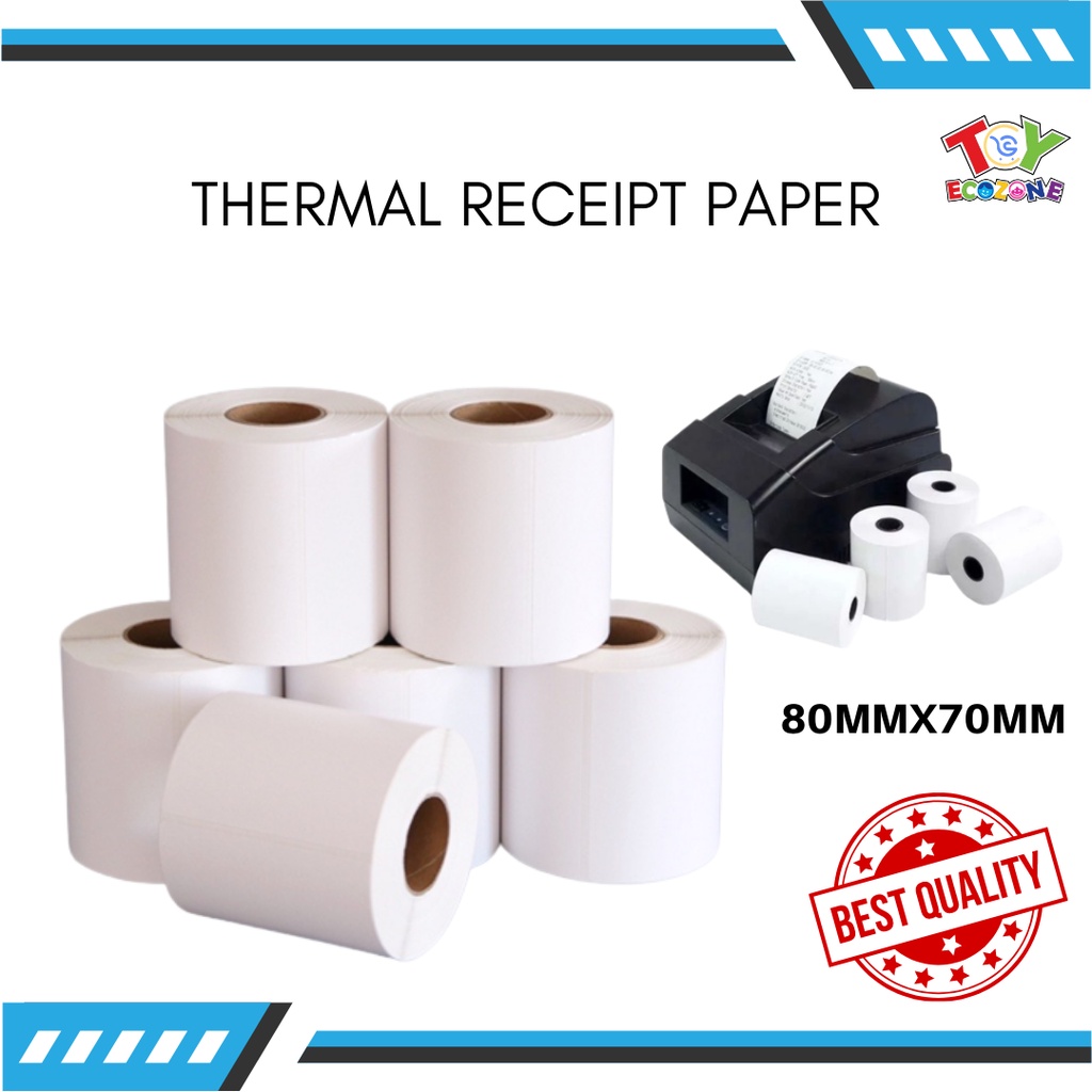 POS Receipt Thermal Paper 80mm x 70mm(80X70) POS PRINTER/THERMAL ...