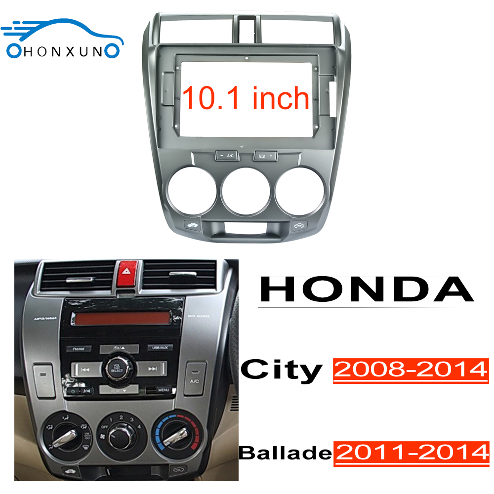 EOENKK 2din stereo panel fit for HONDA City 2008-2014 10.1 inch Android ...