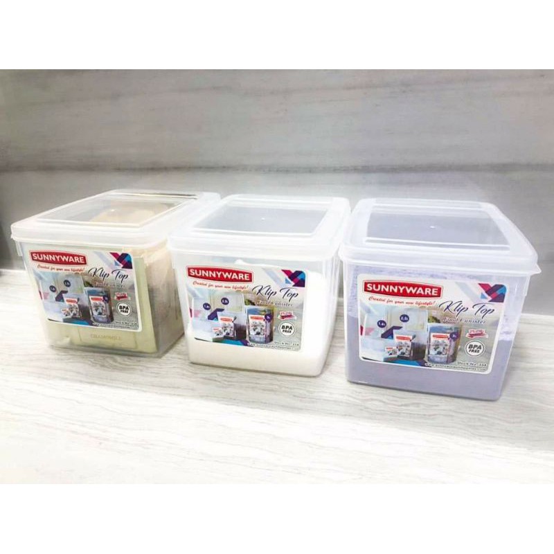 Kliptop Container Sunnyware 12pcs | Shopee Philippines