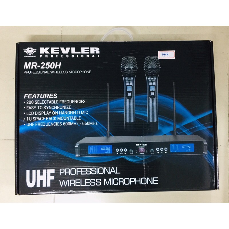 Kevler Professional MR-250H Dual Channel UHF Professional Wireless ...