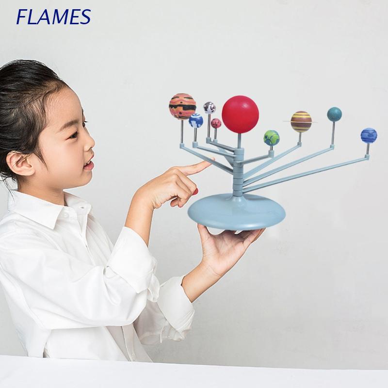 FL 1 Set Nine Planets Model Science Diy Assembly Parent-Child ...