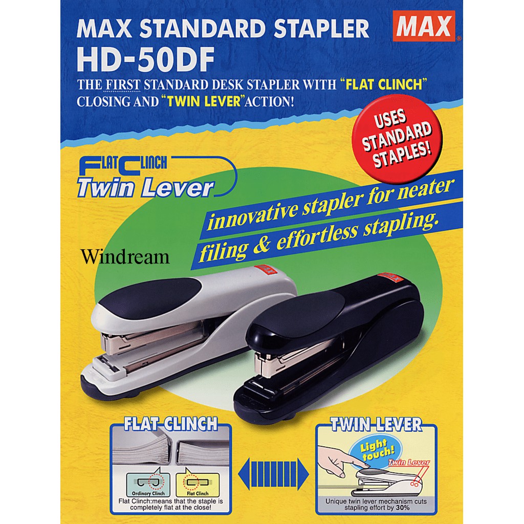 MAX STAPLER HD-50DF heavy duty | Shopee Philippines