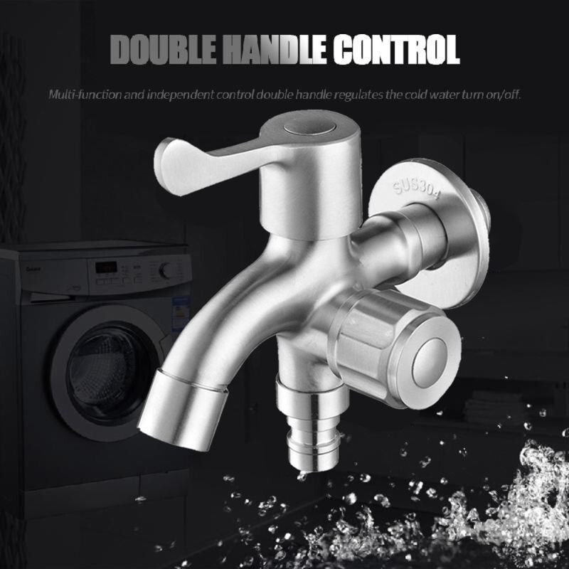 Two Way Faucet Multifunction Stainless Steel SUS304 Bathroom Washing ...