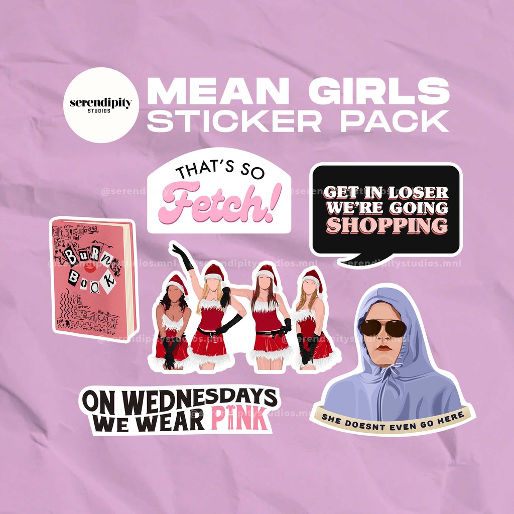 Paper & Party Supplies Clings Paper Mean Girls Sticker Pack etna.com.pe