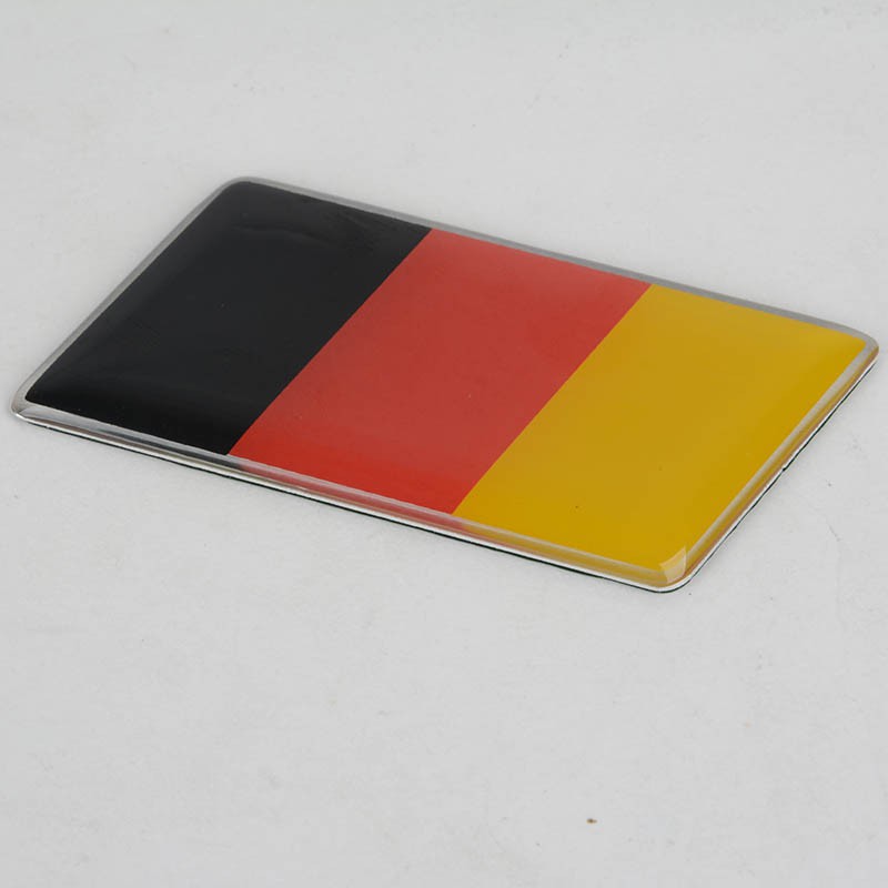 Epoxy German Flag Logo Car Front Grill Grille Emblem Badge Decal ...