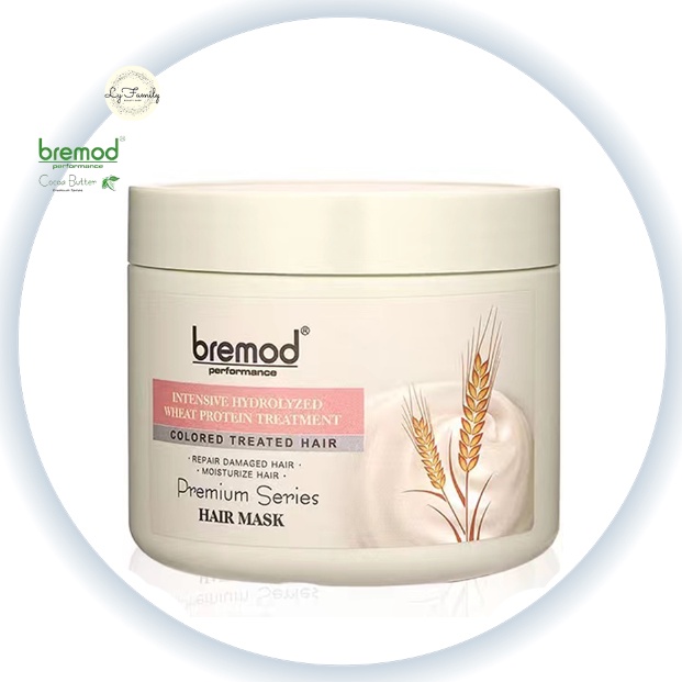 Bremod Premium Series Intensive Cocoa Butter Hair Mask 500ml BR-H046 ...