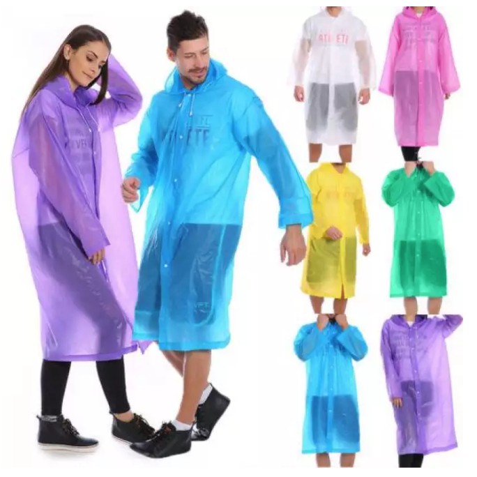 EVA Thick Lightweight Unisex Raincoat Adult | Shopee Philippines