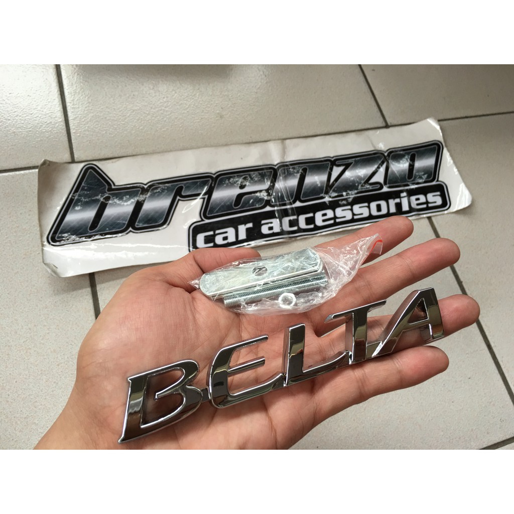 Toyota Vios Belta Emblems (Front and Rear) | Shopee Philippines