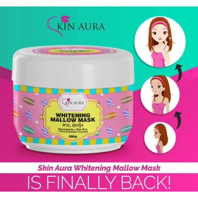 Skin Aura Whitening Mallow Mask | Shopee Philippines