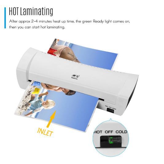 TEEDA SL200 A4 Laminator Photo Paper Card documents Office Thermal Laminator Laminating Machine ...