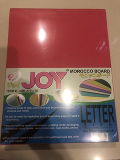 Morocco board or paper binding cover short/A4/long per ream | Shopee ...