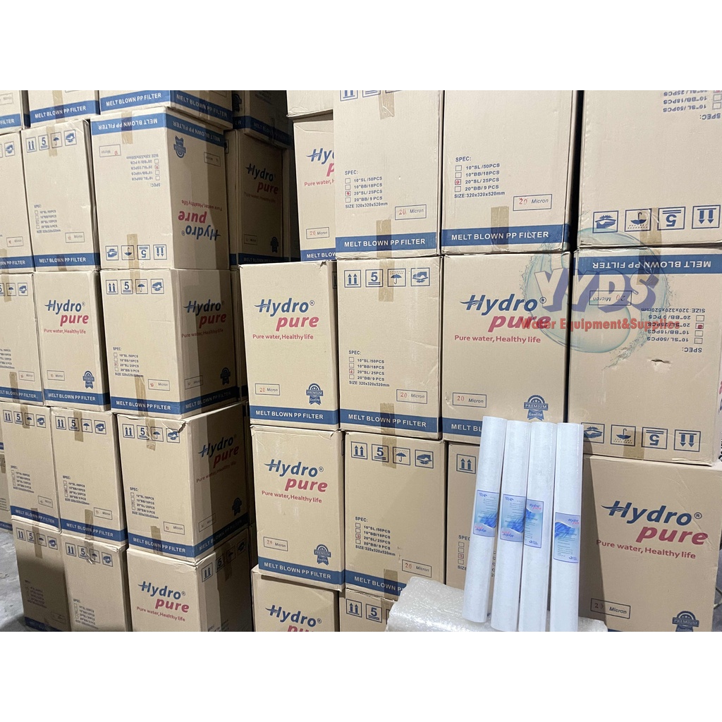 1BOX/25PCS Hydrosep/Hydropure Sediment Filter 20" SL 1 Micron/5 Micron ...