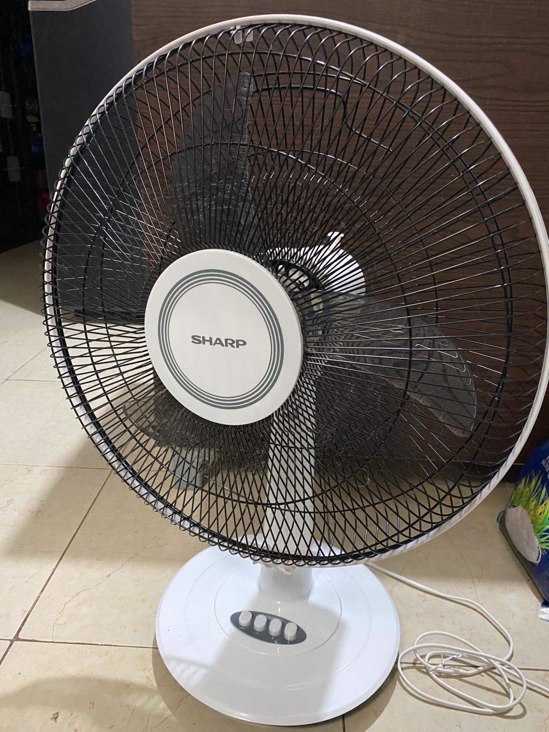Sharp PJ-T161M(WH) 16" Electric Table Fan | Shopee Philippines