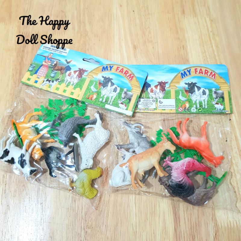 My Farm Animal Toy Set For Kids | Shopee Philippines