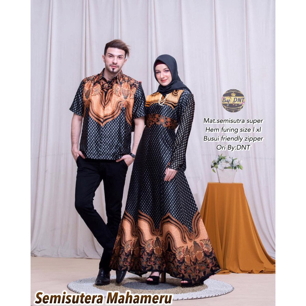 Couple batik sarimbit Robe semi Silk Couple Clothes Proposal Engagement ...
