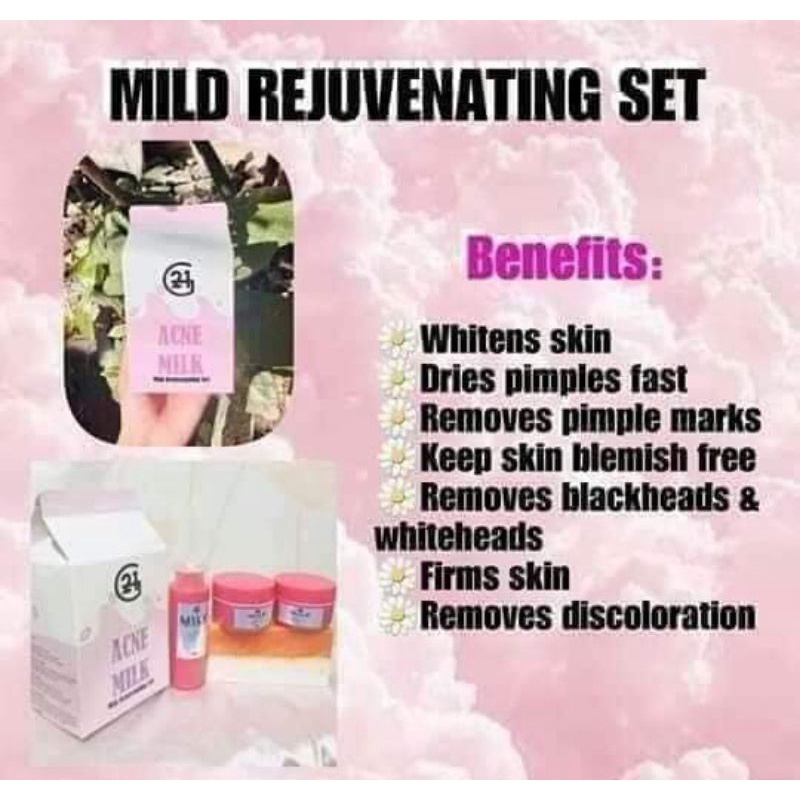 G21 ACNEMILK MILD REJUVENATING SET (COD+FREEBIES) | Shopee Philippines
