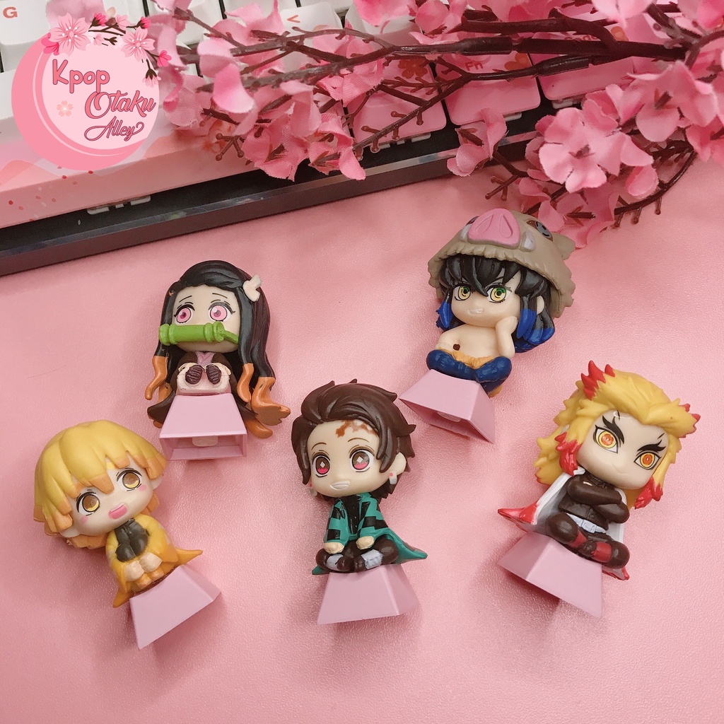 Demon Slayer Complete Series Artisan Keycaps | Kpop Otaku Alley Keycaps ...