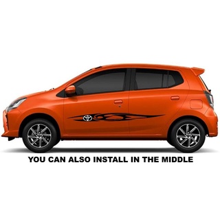 Toyota Wigo Tribal Sticker Design for Doors | Shopee Philippines