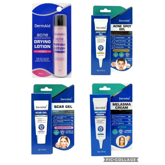 DERMAID Acne Drying Lotion 30ml*soap*acne spot gel*melasma cream*scar ...