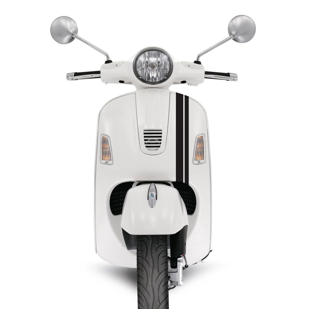 (1) 24" Scooter Vintage Euro Racing Stripes Decals for all Vespa ...