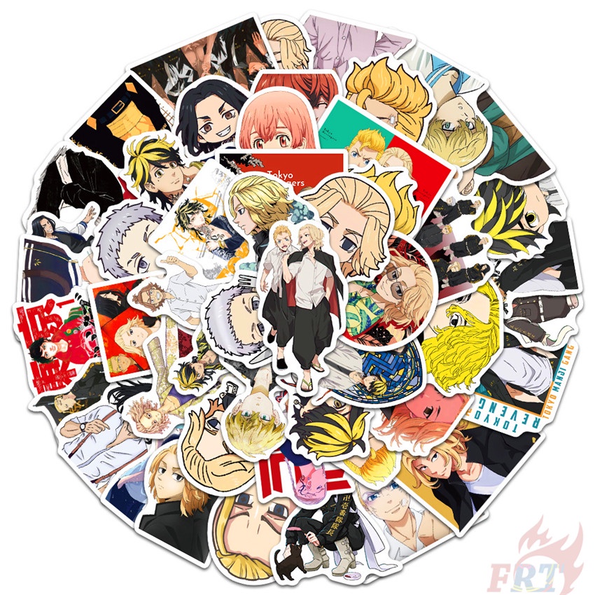 50Pcs/Set Tokyo Revengers Series 06 Stickers Anime DIY Fashion Mixed ...