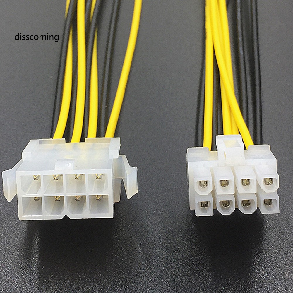 Xl 8pin Male To Female Cpu Motherboard Power Supply Cable Extension