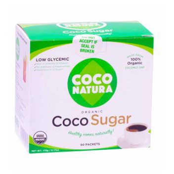 Coco Natura Organic Coco Sugar Box (50 sachets) | Shopee Philippines