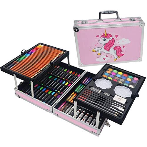 145pcs Coloring Set Kids Super Mega Art Coloring Set Oil Paastels ...