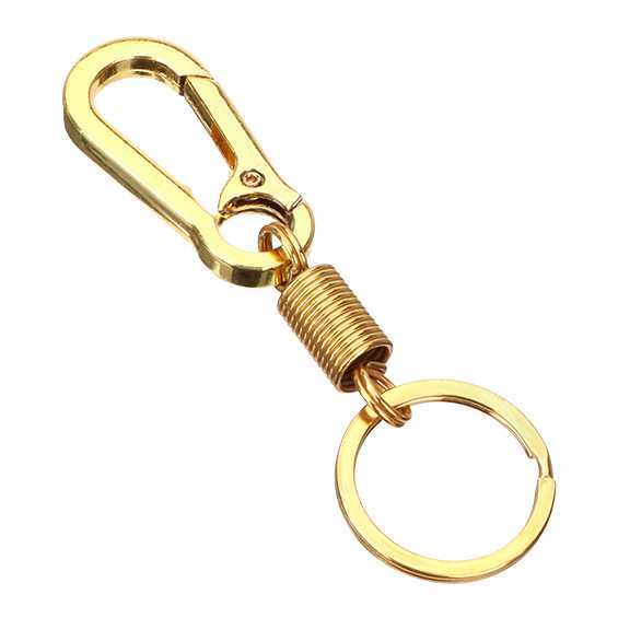 GANTUNGAN Ourpgone Metal Spring Carabiner Key Chain Clip Hook | Shopee ...