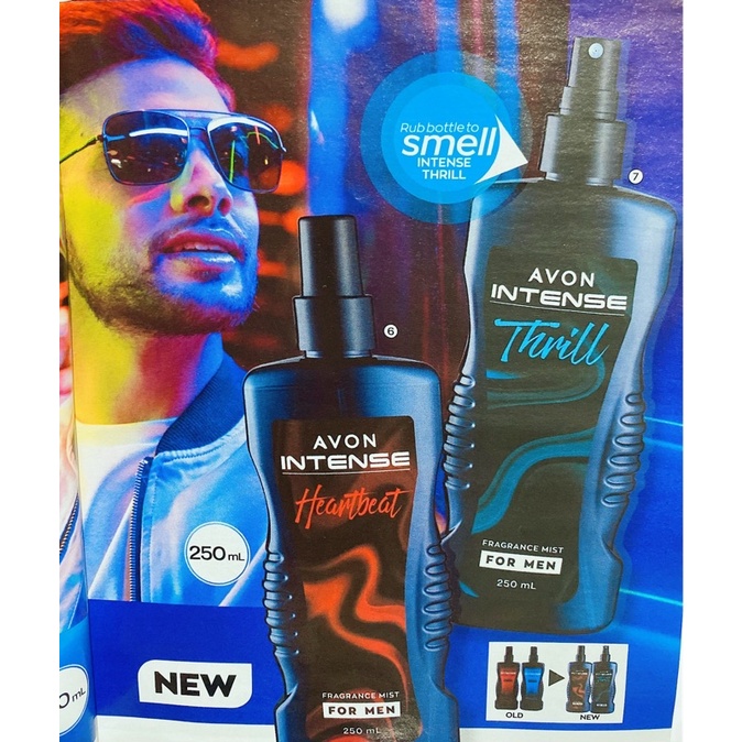 Avon perfume cologne Intense Fragrance Mist for Men 100ml | Shopee ...