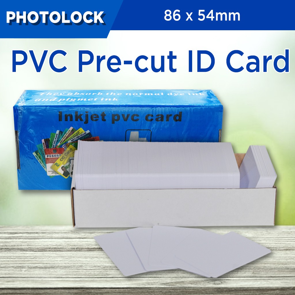 QUAFF Direct Printing PVC Pre-cut ID Card | Shopee Philippines