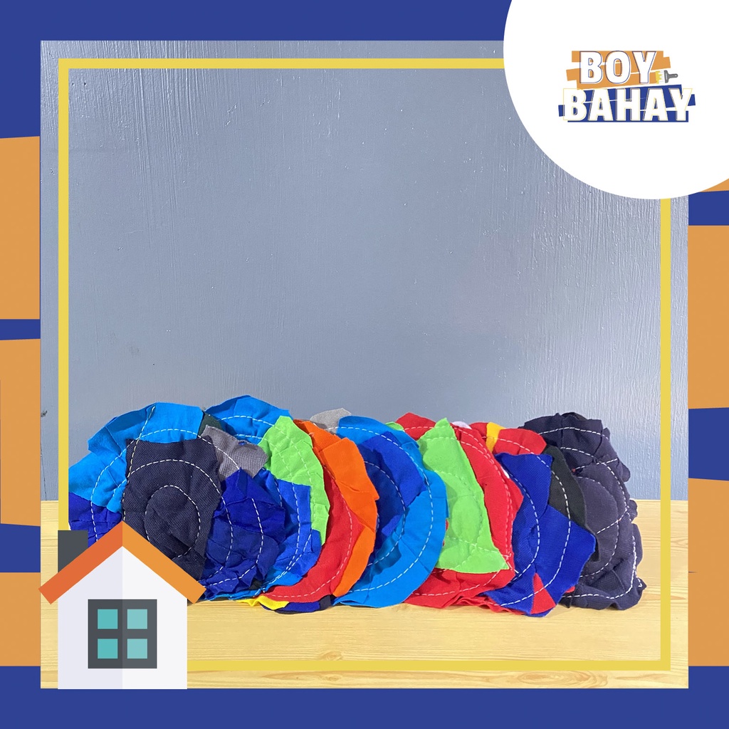 Round Rags/Bilog Na Basahan/Cleaning Cloths (Assorted Colors) | Shopee ...