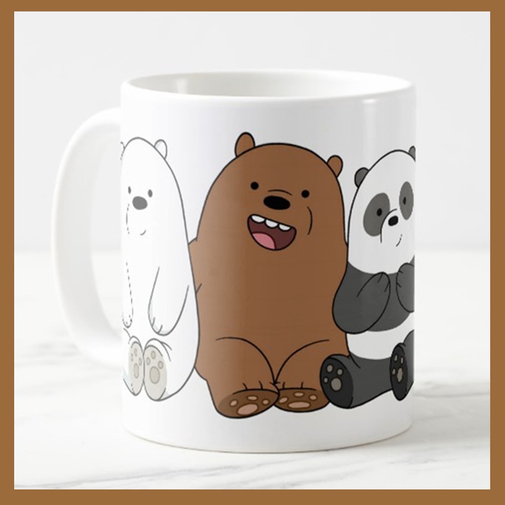 Da Mug Republic We Bare Bears 11oz Ceramic Mug | Shopee Philippines