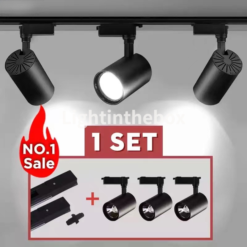 【Ready Stock】 Track Light Set Ceiling Spotlight Rail Light Kitchen ...