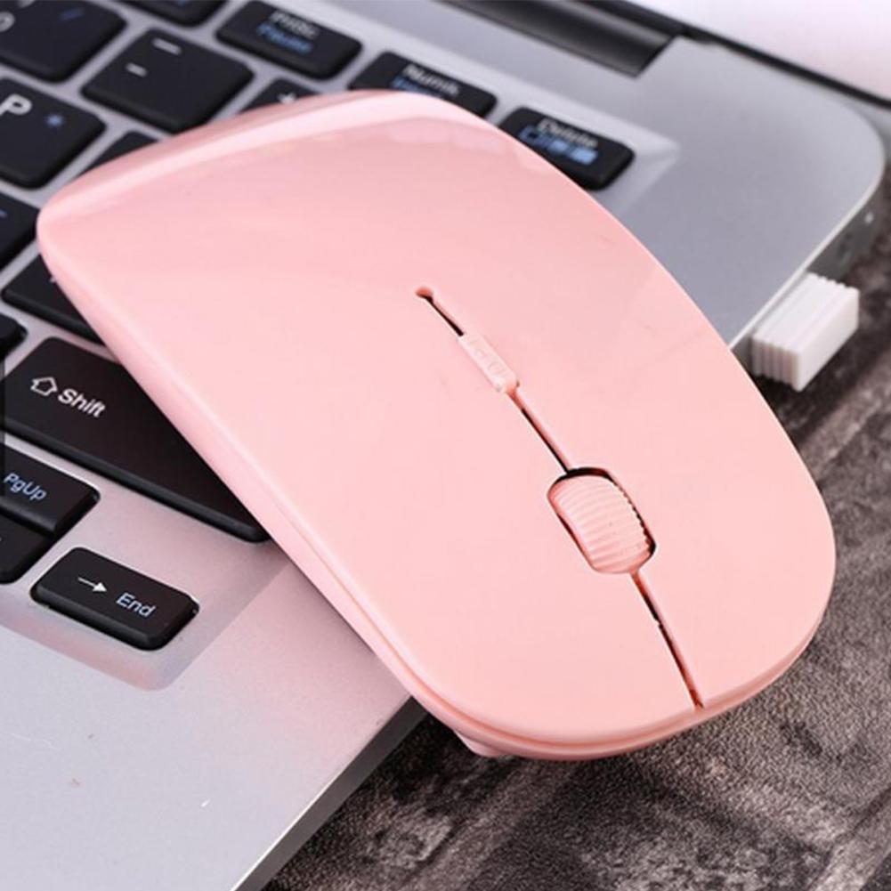 Candy Color 2.4Ghz Wireless Optical Mouse Bluetooth Receiver Mouse For ...