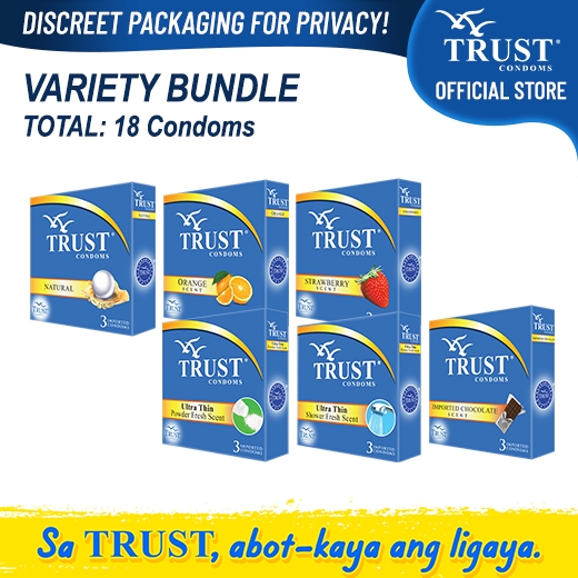 Trust Condoms 6 Scents Variety 6 Packs | Shopee Philippines